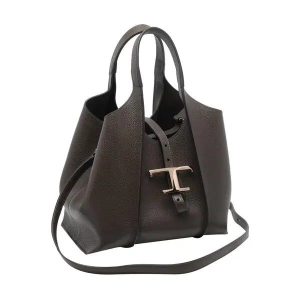 TOD'S Mini T Timeless Shopping Bag - Green