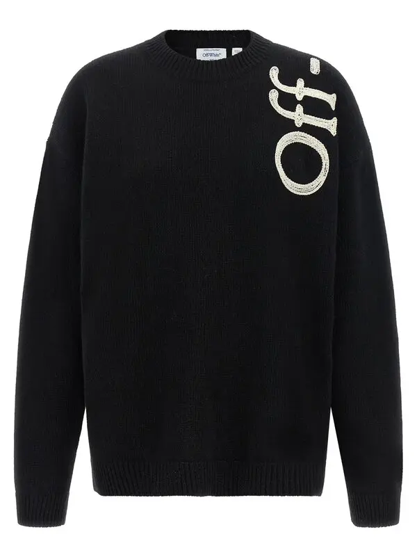 Off-White Vertical Bookish' Sweater - Multicolor