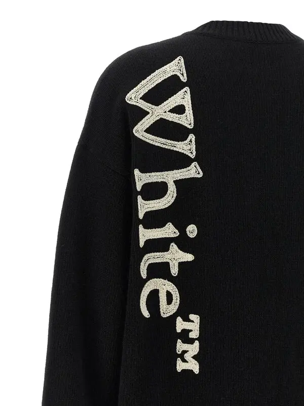 Off-White Vertical Bookish' Sweater - Multicolor