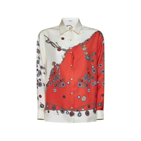 Versace Tops Shirts - White