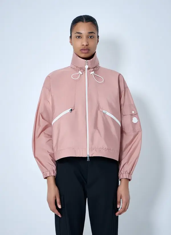 Moncler Marmacy Hooded Rain Jacket - Pink