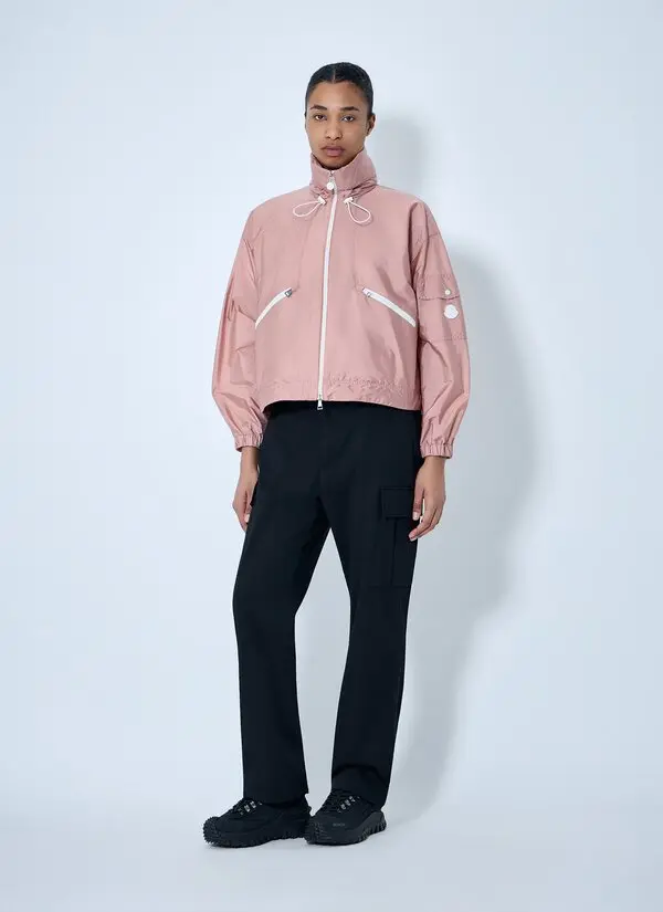 Moncler Marmacy Hooded Rain Jacket - Pink