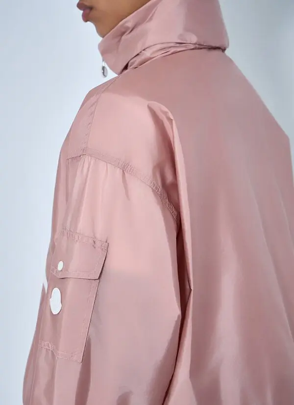 Moncler Marmacy Hooded Rain Jacket - Pink