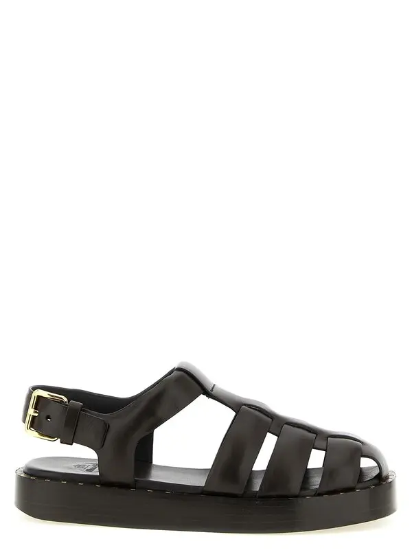 Church's Reika Leather Sandals - Brown