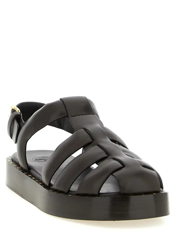 Church's Reika Leather Sandals - Brown