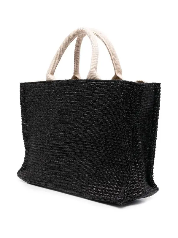 Marni Raffia-effect Small Tote Bag