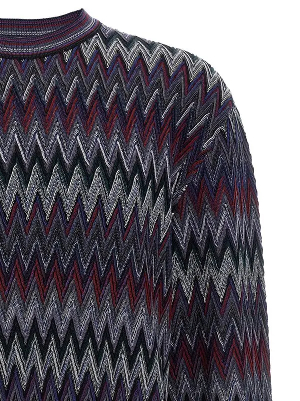 Missoni Zigzag Pattern Wool Sweater