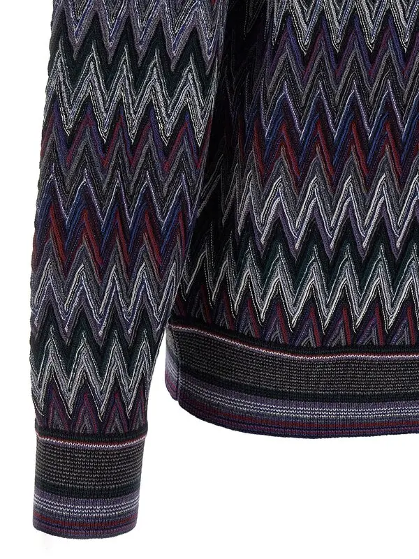 Missoni Zigzag Pattern Wool Sweater