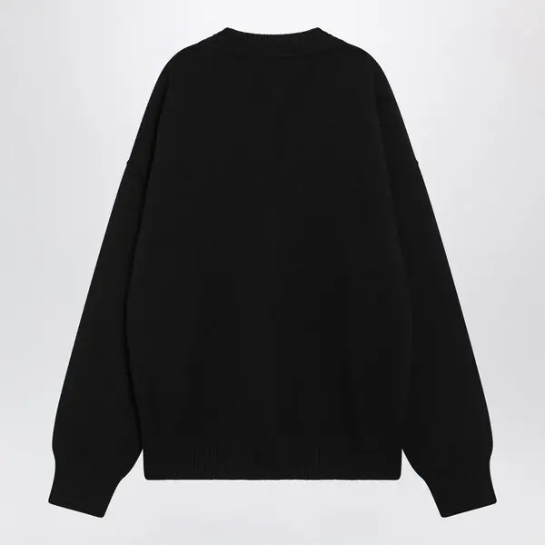 AMI Paris De Coeur Wool Cardigan