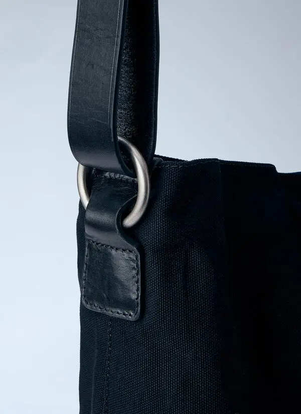 Dries Van Noten Canvas Shoulder Bag