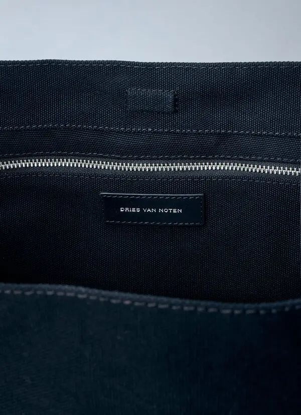 Dries Van Noten Canvas Shoulder Bag