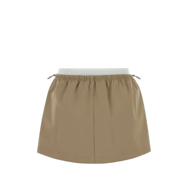 Alexander Wang Cotton A-line Mini Skirt