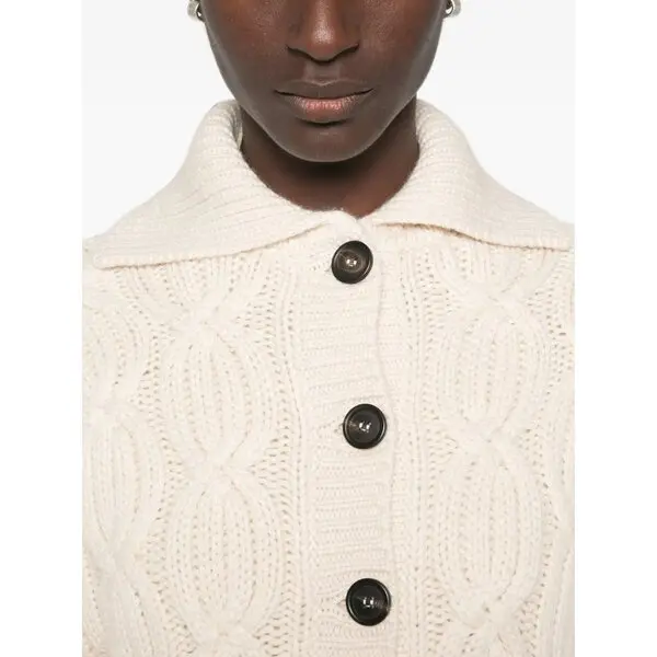 Brunello Cucinelli Neutrals Knitwear Cardigans