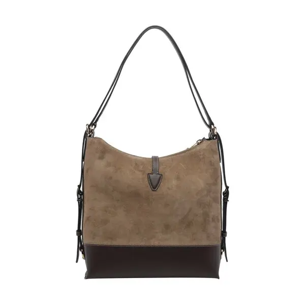TOD'S Medium T-timeless Suede Backpack And Shoulder Bag