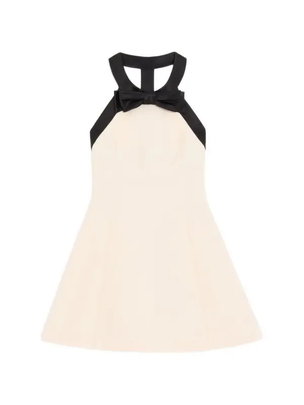 Valentino Garavani Wool And Silk Blend Mini Dress