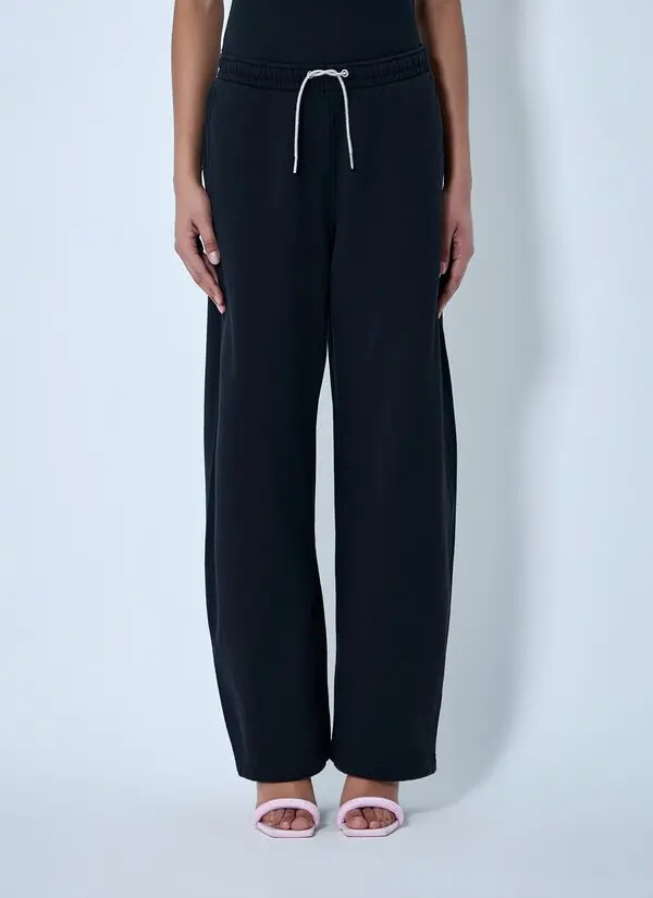 Alexander Wang Elasticated Waist Drawstring Trousers - Black