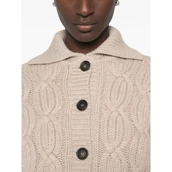 Brunello Cucinelli Cashmere Cardigan - Cream