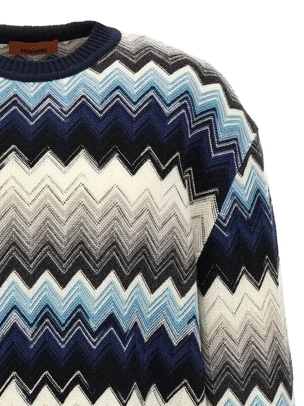 Missoni Wool Blend Zigzag Sweater - Multicolor