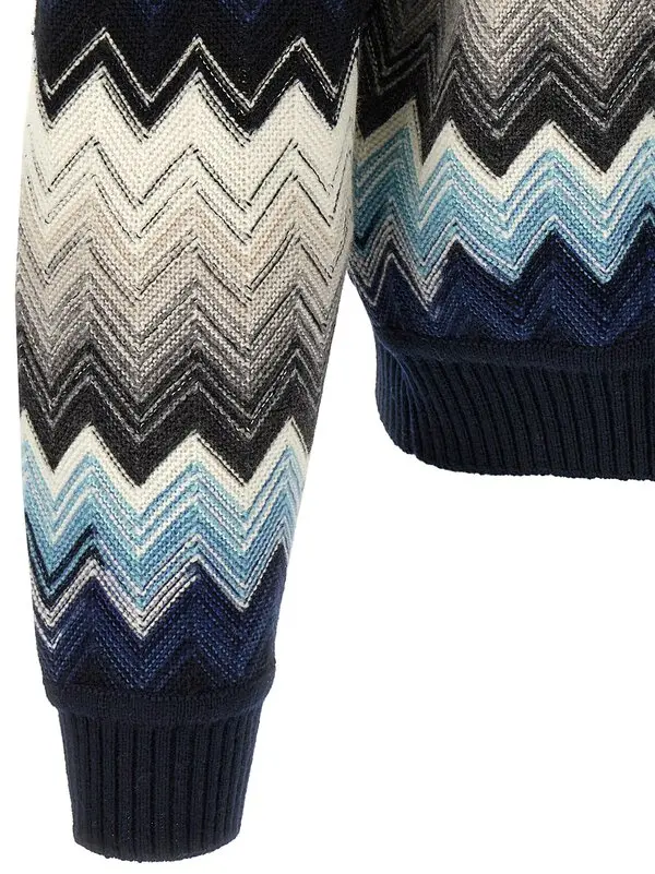 Missoni Wool Blend Zigzag Sweater - Multicolor