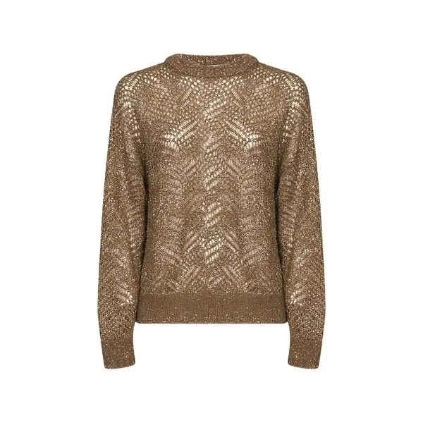 Brunello Cucinelli Sequin Embellished Knit Jumper
