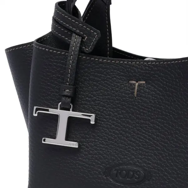 TOD'S Micro Leather Handbag - Black