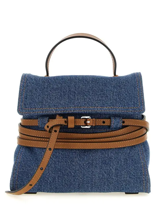 Moschino Tie Me Small Handbag - Blue