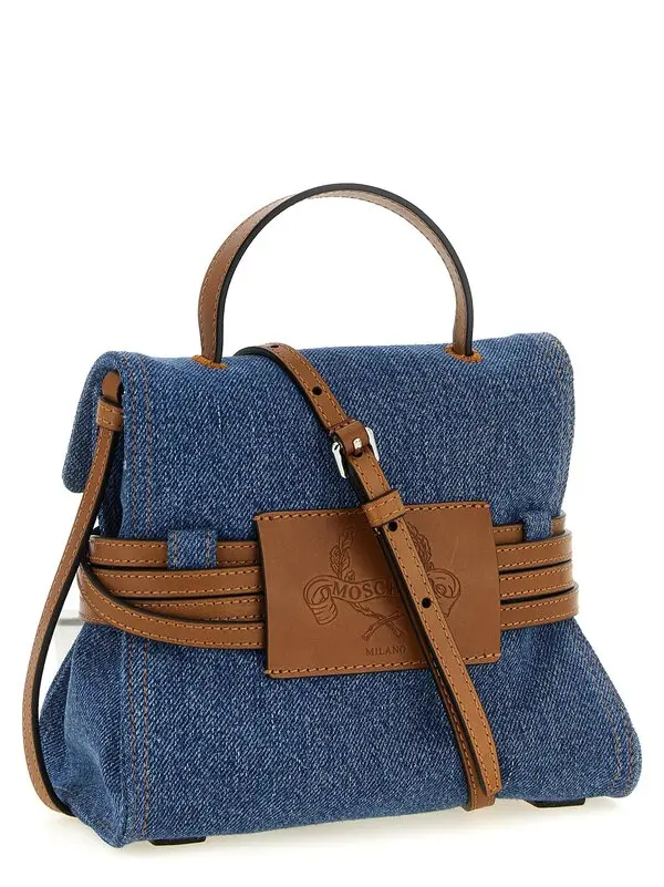 Moschino Tie Me Small Handbag - Blue