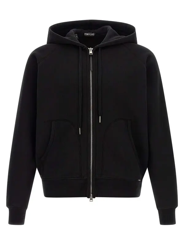 TOM FORD Cotton Hoodie - Black