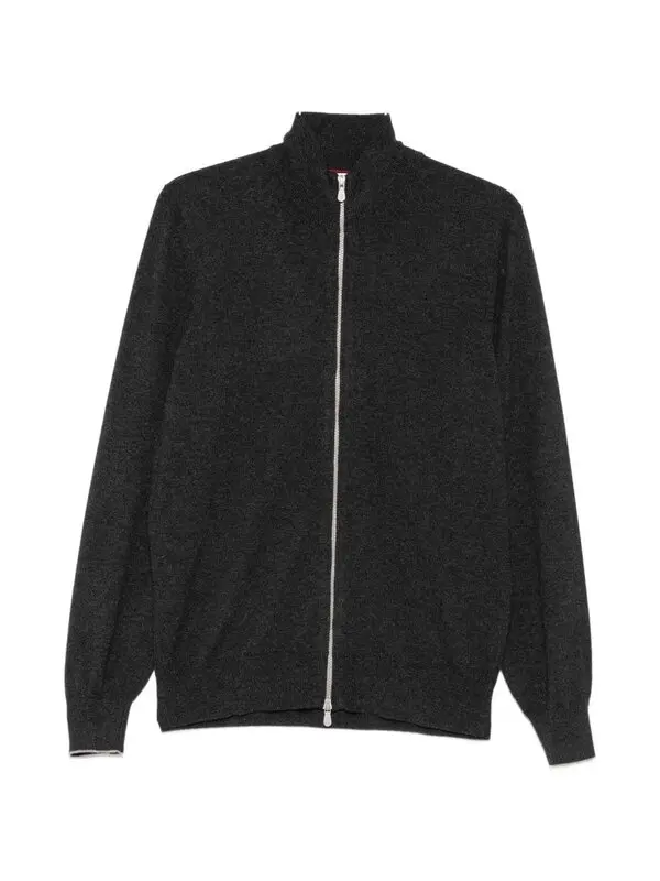 Brunello Cucinelli Cashmere Zipped Cardigan - Multicolor