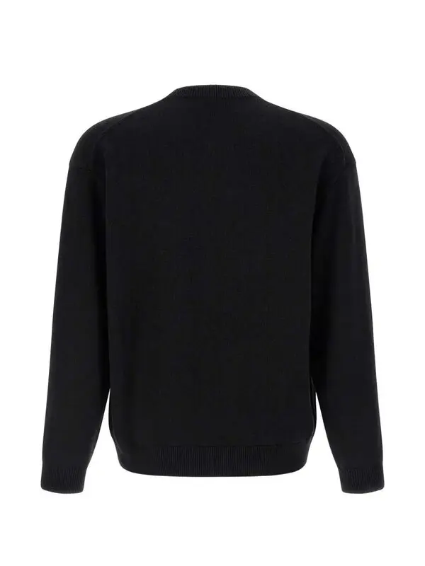 Kenzo Crewneck Sweater With Heart Embroidery