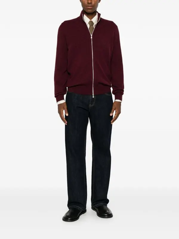Brunello Cucinelli Cashmere Zipped Cardigan