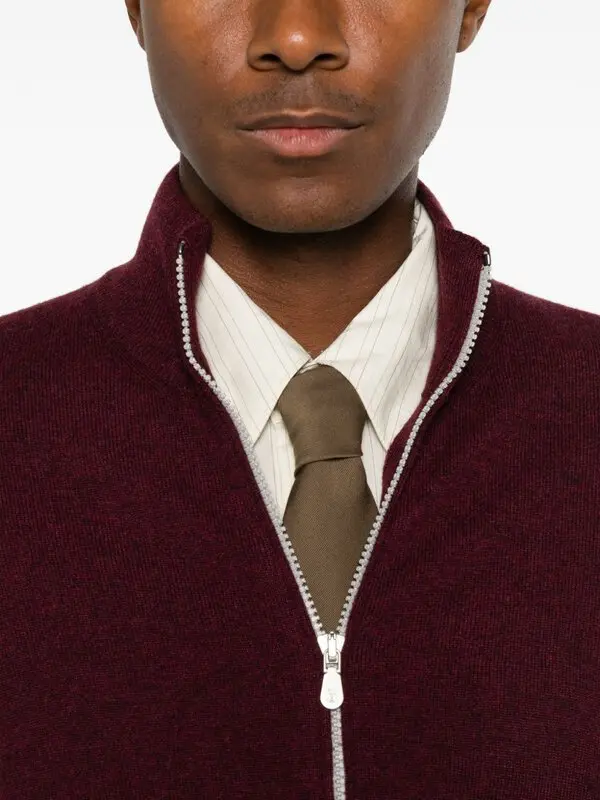 Brunello Cucinelli Cashmere Zipped Cardigan