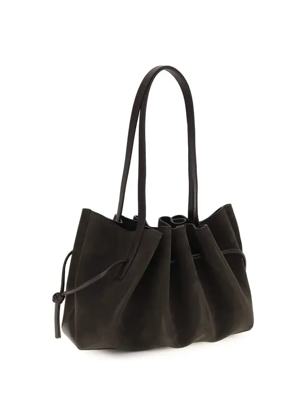 Yuzefi Scallop Shoulder Bag - Brown