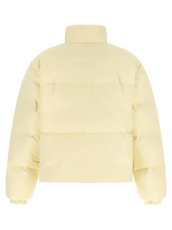 JIL SANDER Technical Fabric Quilted Down Jacket - Cream