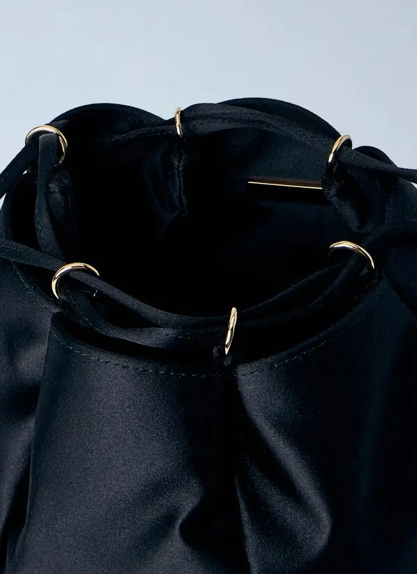 Prada Satin Mini Bucket Bag