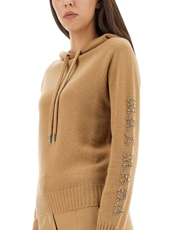 Max Mara Hooded Sweatshirt - Cream