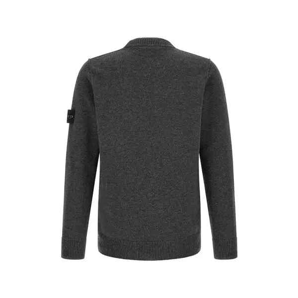 Stone Island Knit Pullover Jumper - Gray