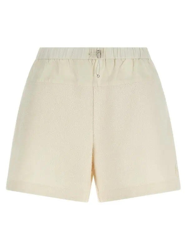 Moncler Bouclé Shorts - White