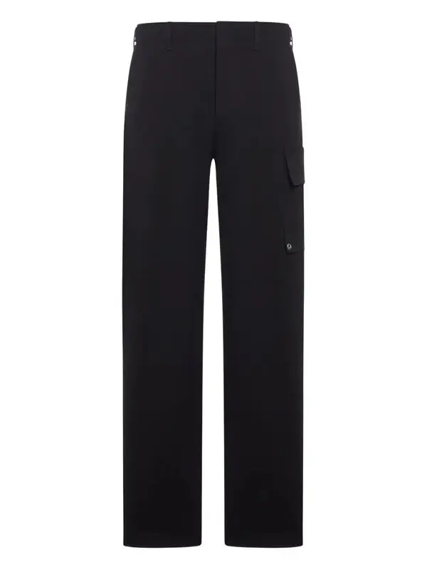 Fendi Gabardine Cargo Trousers With Large Patch Pocket
