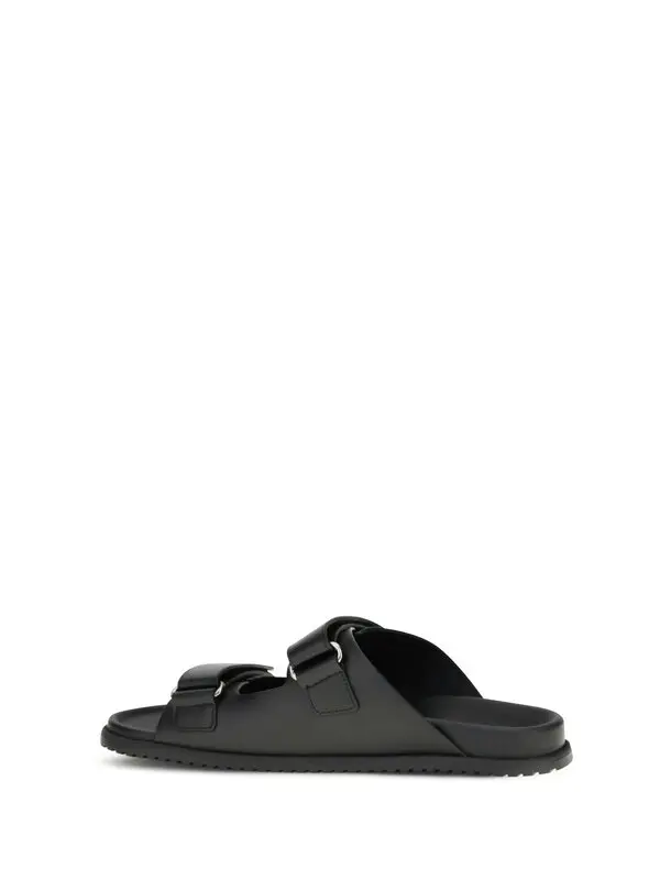 Dolce & Gabbana Calfskin Leather Sandals
