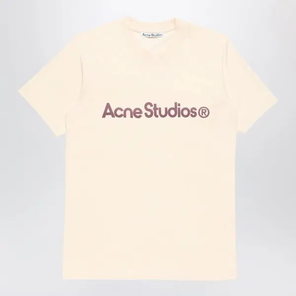 Acne Studios Graphic T-shirt Pale