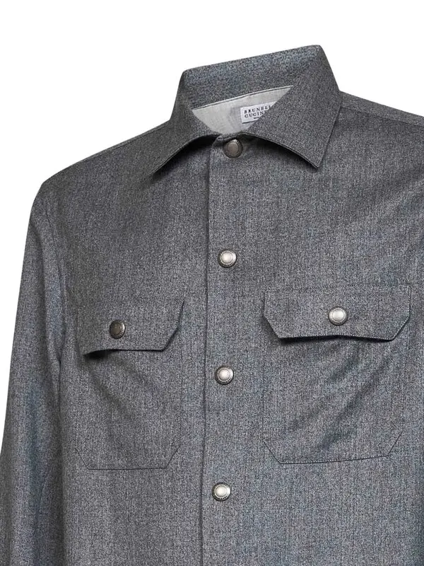 Brunello Cucinelli Wool Shirt