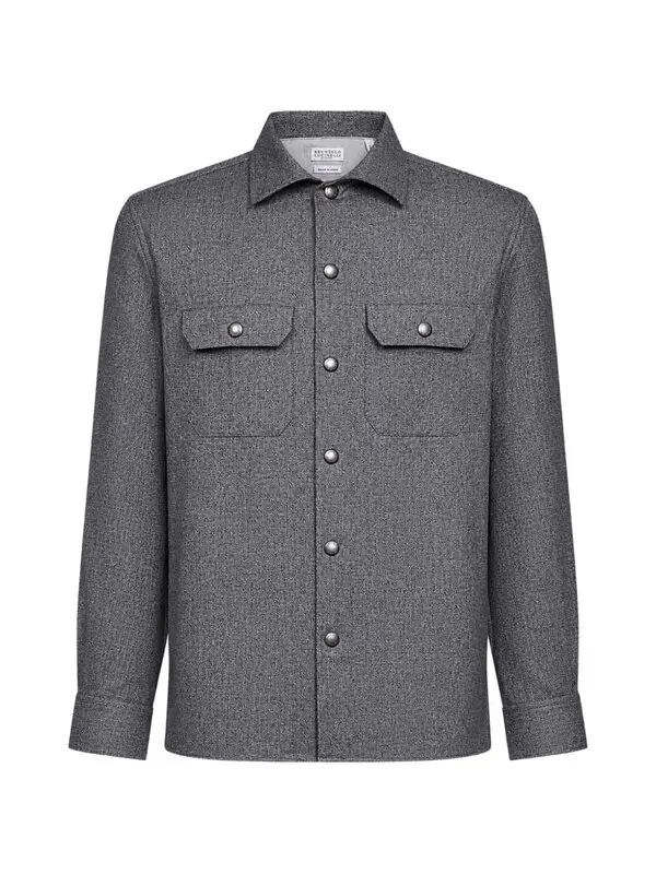 Brunello Cucinelli Wool Shirt - Multicolor