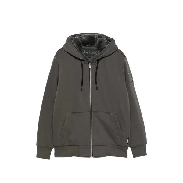 Moose Knuckles Grey Sweaters & Knitwear Hoodies