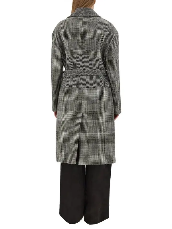 TOM FORD Wool Patchwork Coat - Multicolor