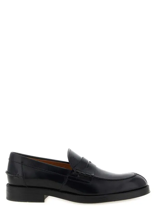 TOD'S Leather Loafers - Black