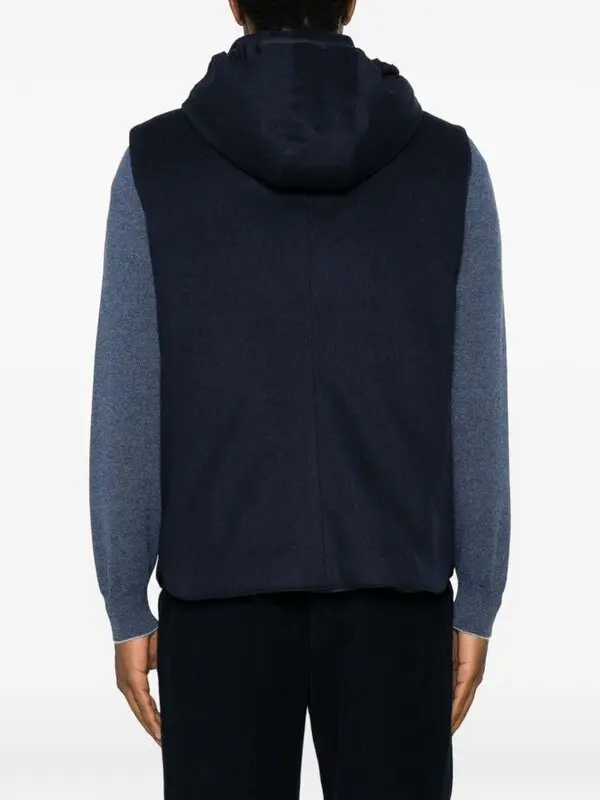 Brunello Cucinelli Wool Padded Vest - Multicolor
