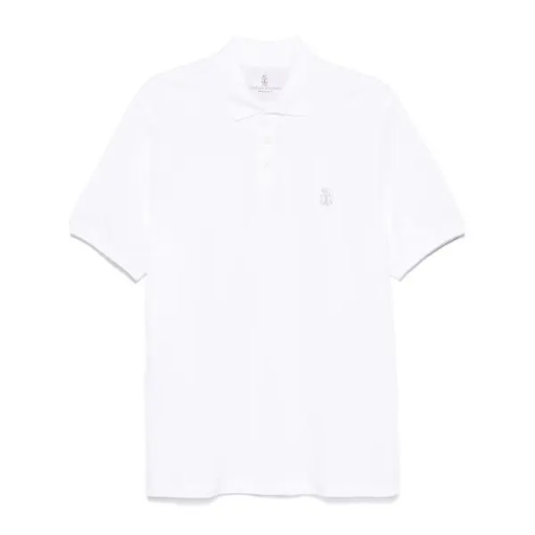 Brunello Cucinelli Polo Shirts - White
