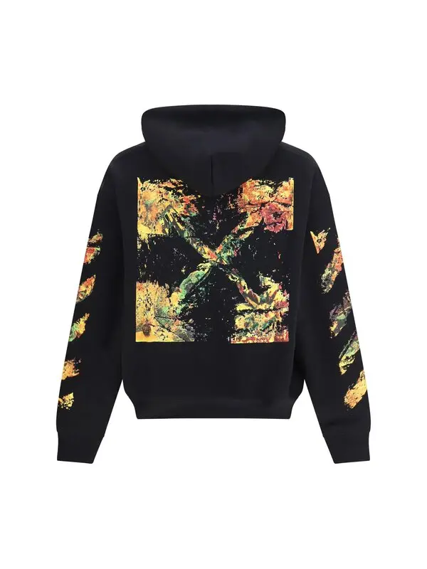 Off-White Spray Arrow Hoodie - Black