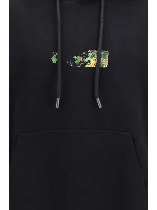 Off-White Spray Arrow Hoodie - Black